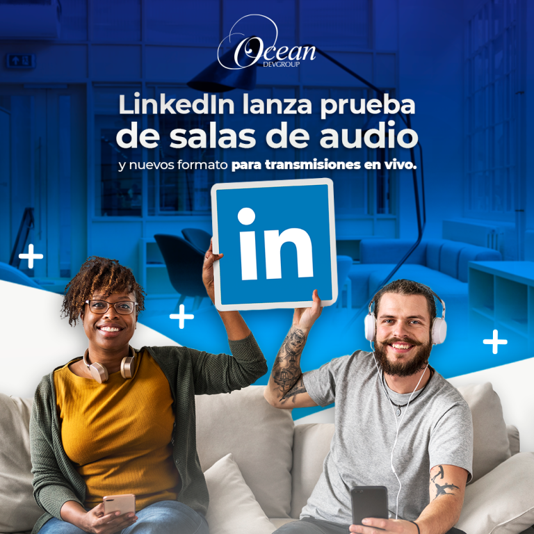 LinkedIn lanza prueba de salas de audio y nuevos formatos para transmisiones en vivo - Ocean ...