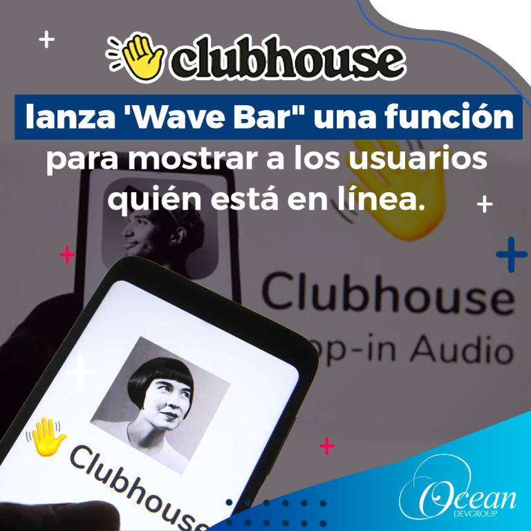 Clubhouse lanza “Wave Bar” una función para mostrar a los usuarios quién está en línea. - Ocean ...